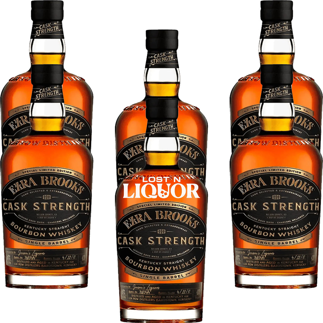 Ezra Brooks Cask Strength Bourbon Whiskey – Lost N Liquor - Online Liquor Store