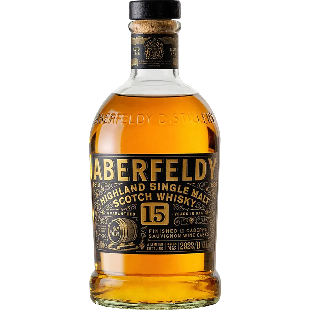 Aberfeldy 15 Year Finished In Bolghery Red Wine Casks Single Malt Scot ...