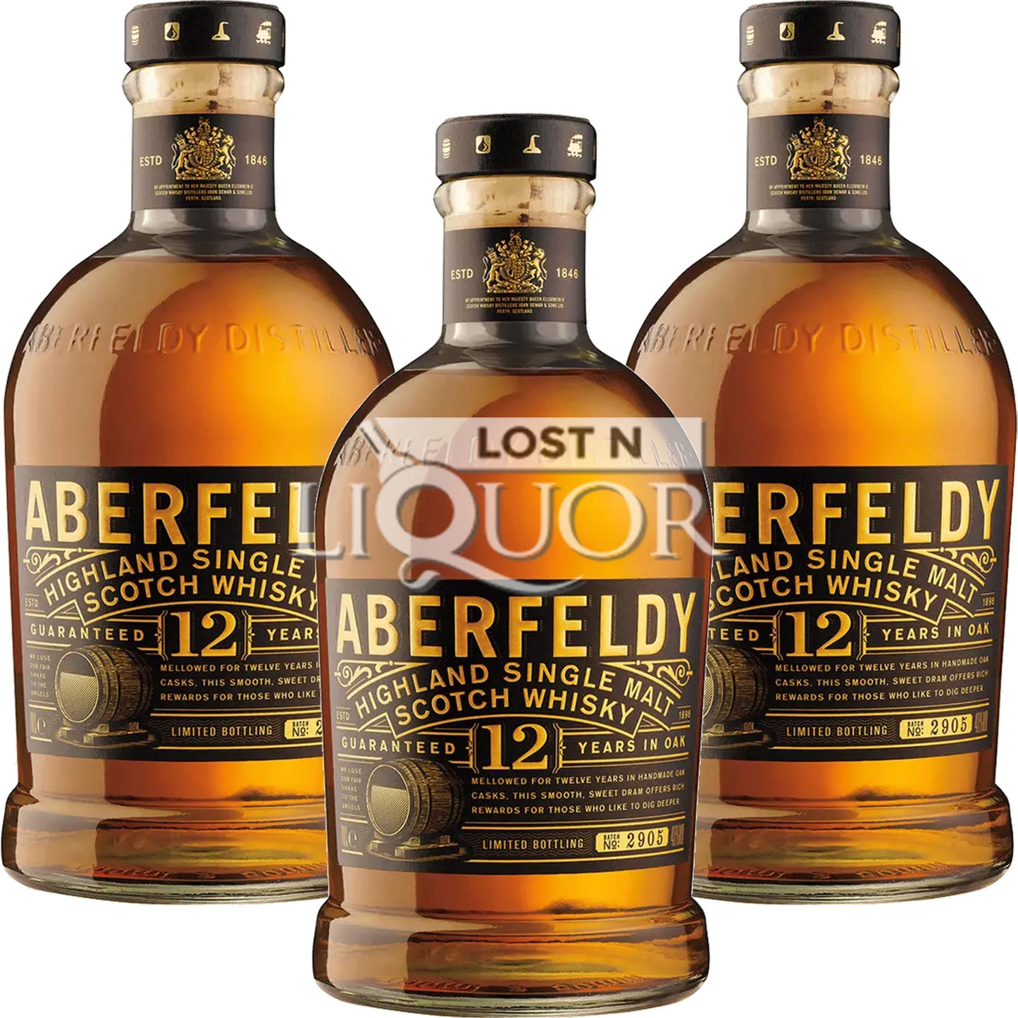 Aberfeldy 12 Year Old Single Malt Scotch Whisky – LNL