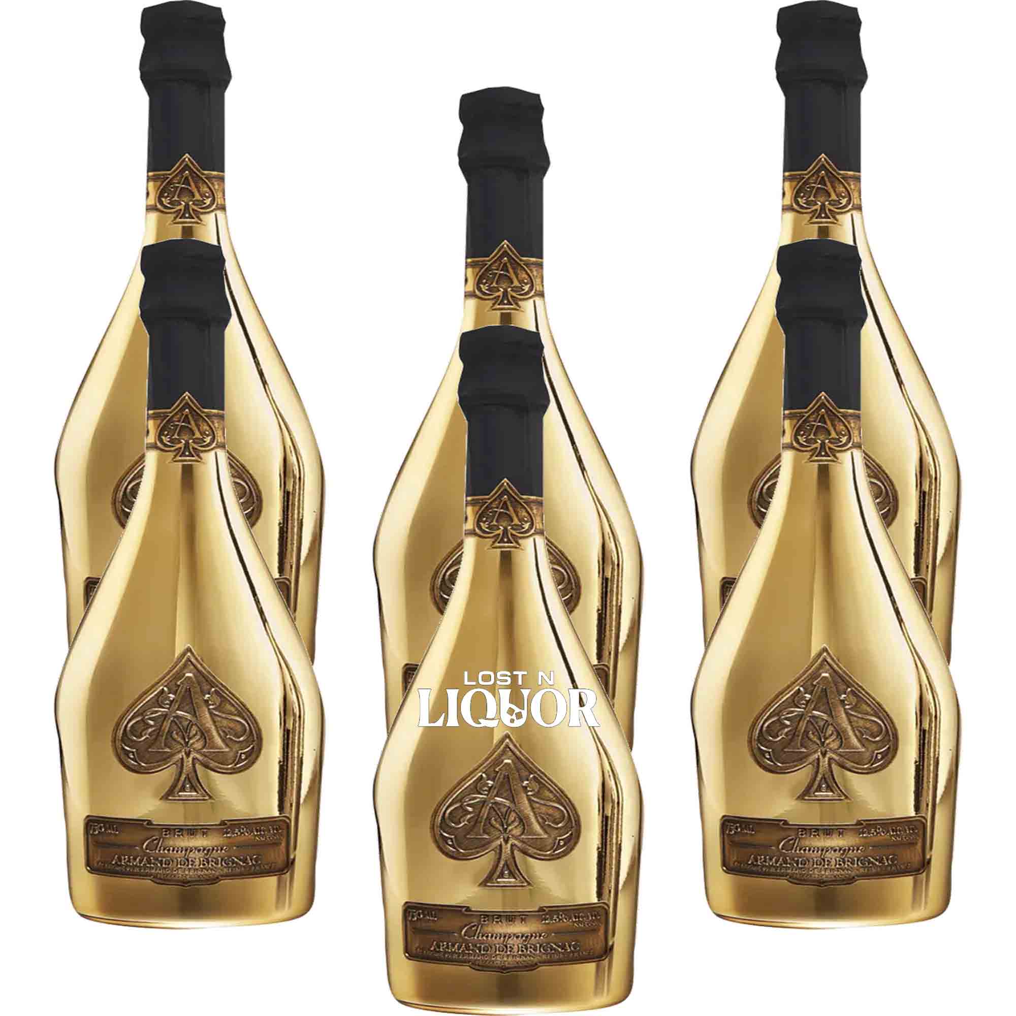 Armand De Brignac Ace of Spades Gold Brut Champagne – Lost N Liquor ...