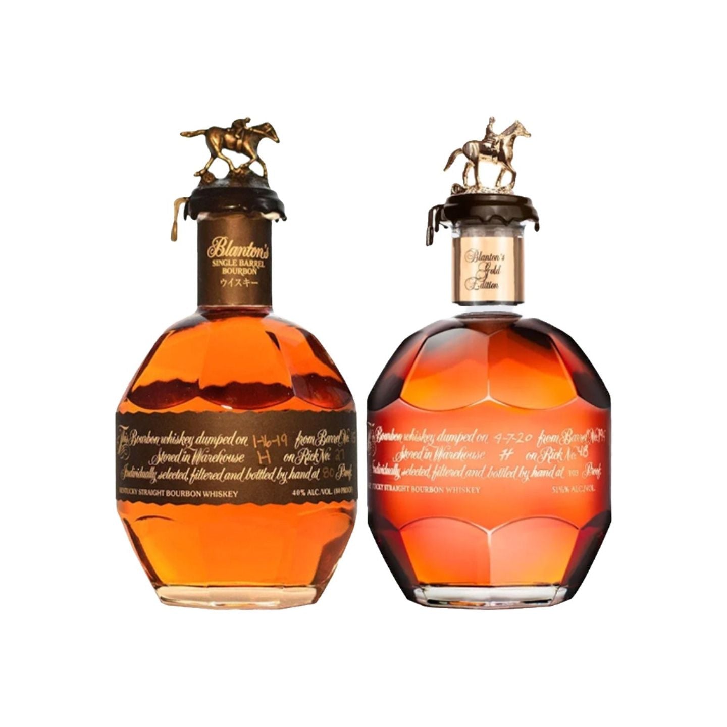 Blanton's Gold Label and Black Label Bundle – Lost N Liquor - Online ...