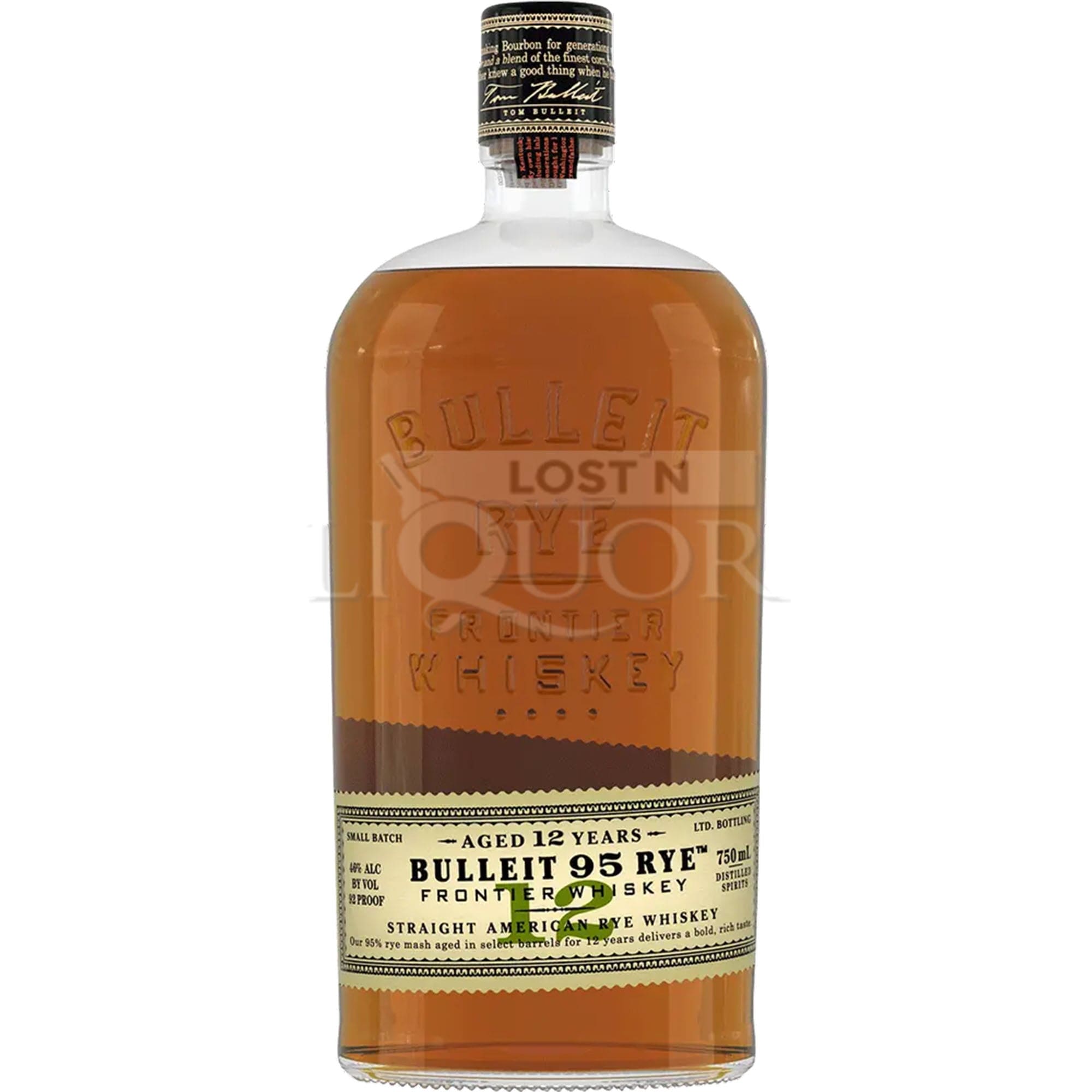 Bulleit 95 Rye 12 Year Frontier Whiskey