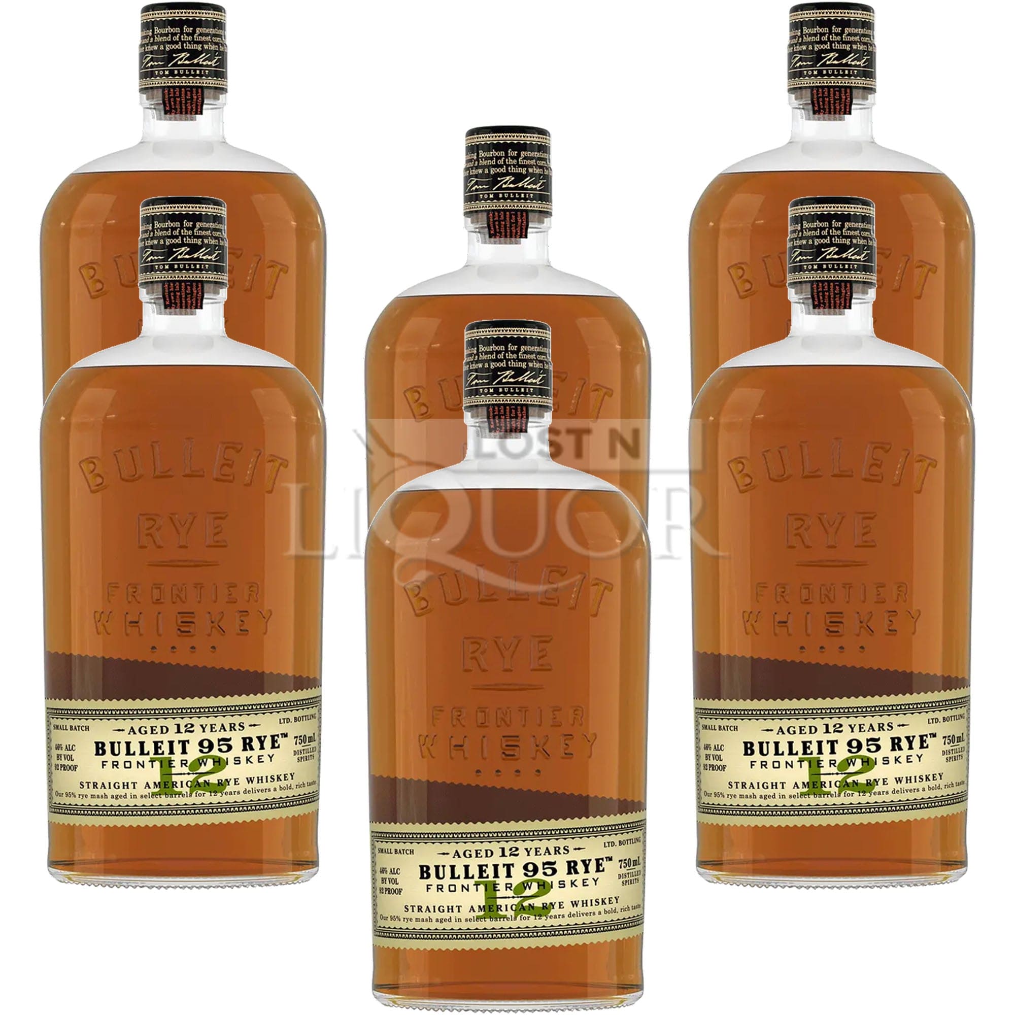 Bulleit 95 Rye 12 Year Frontier Whiskey – LNL