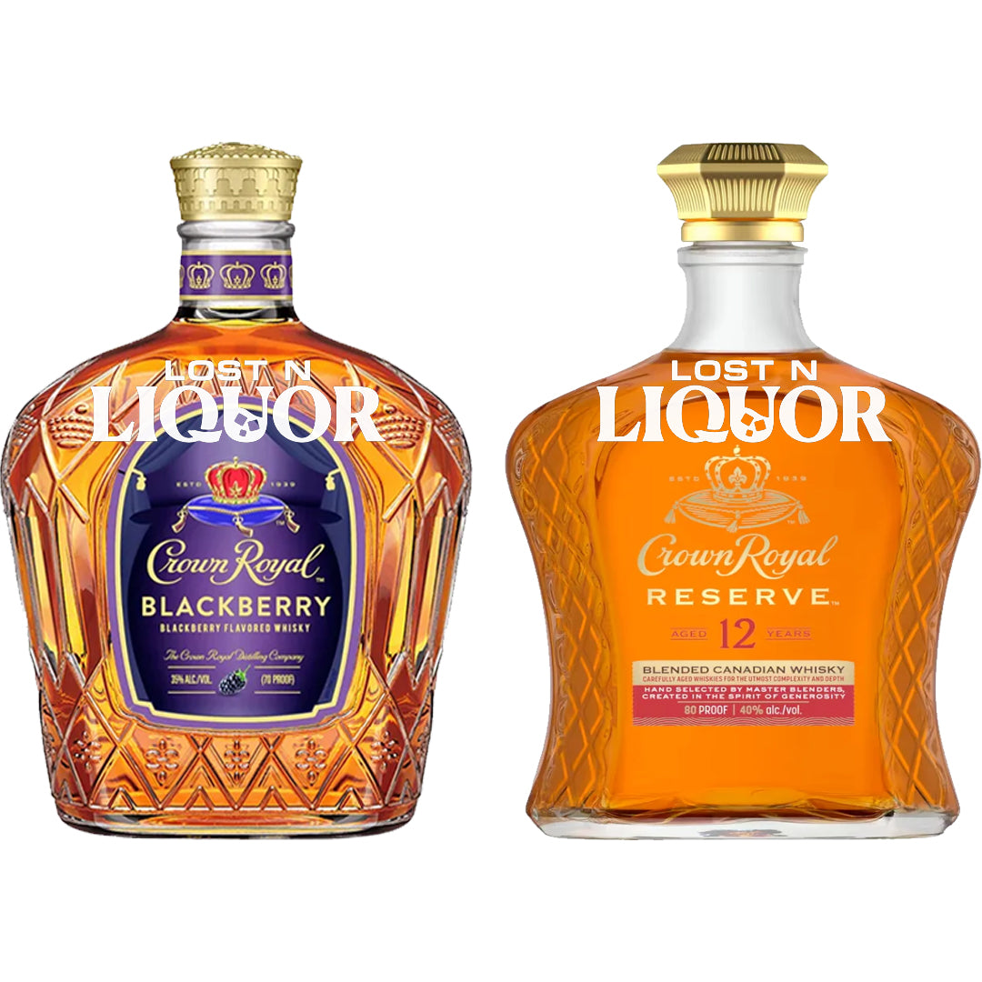 Crown Royal BlackBerry & 12 Year Reserve Bundle – Lost N Liquor ...