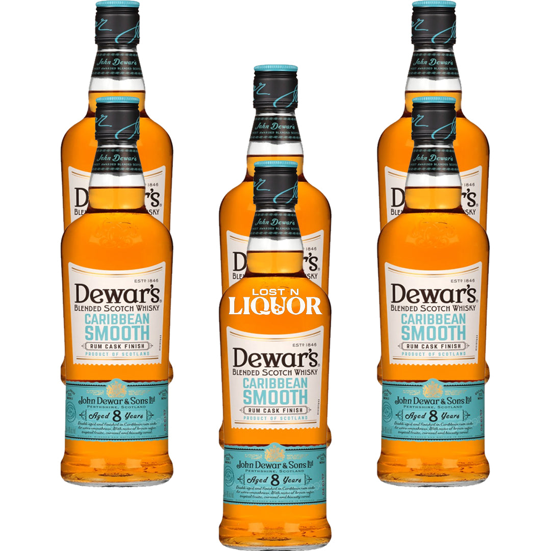 Dewar's Caribbean Smooth Rum Cask Blended Scotch Whisky – Lost N Liquor ...