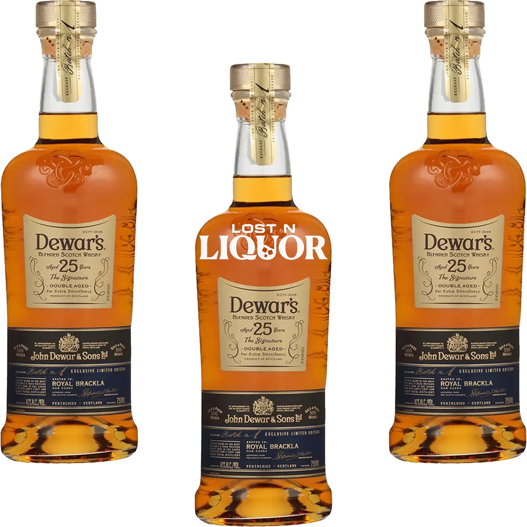 Dewar's The Signature Double Aged 25 Year Blended Scotch Whisky – Lost ...
