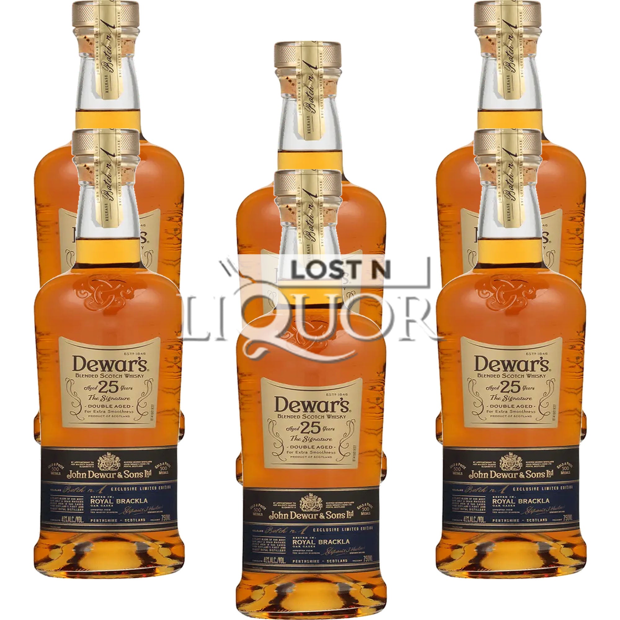 Dewar's The Signature Double Aged 25 Year Blended Scotch Whisky – LNL