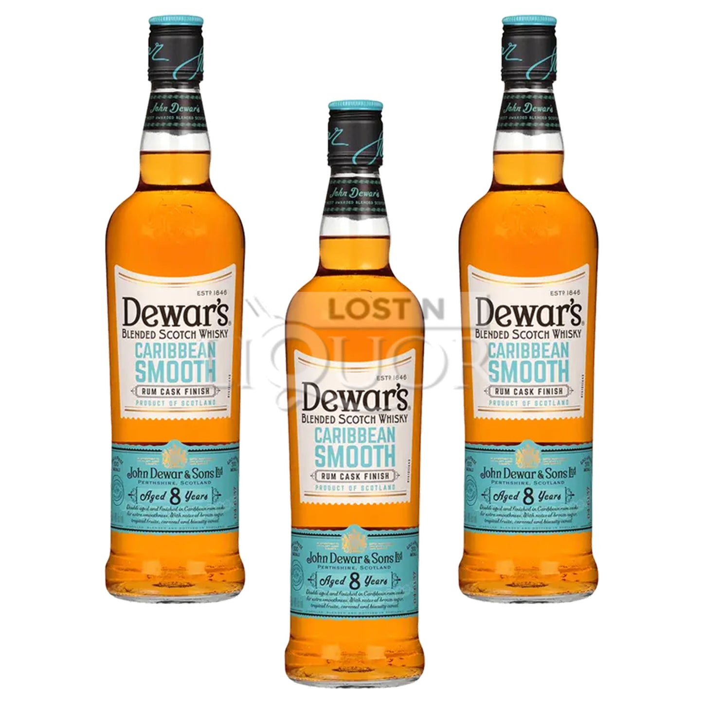 Dewar's Caribbean Smooth Rum Cask Blended Scotch Whisky – LNL
