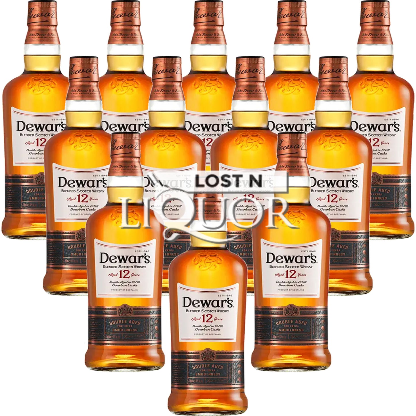 Dewar's Double Aged 12 Year Blended Scotch Whisky – LNL