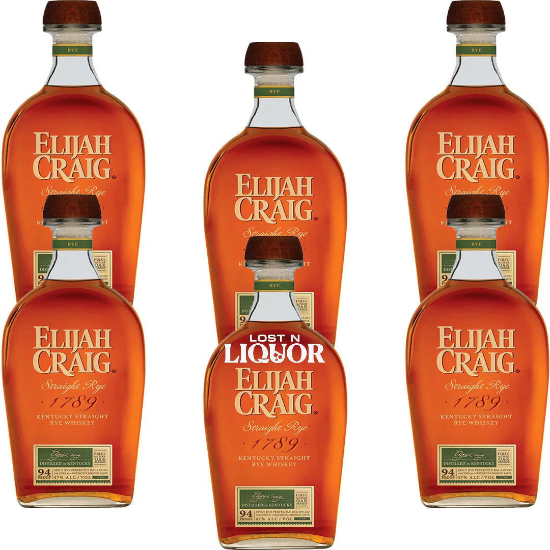 Elijah Craig Kentucky Straight Rye Whiskey – Lost N Liquor - Online ...