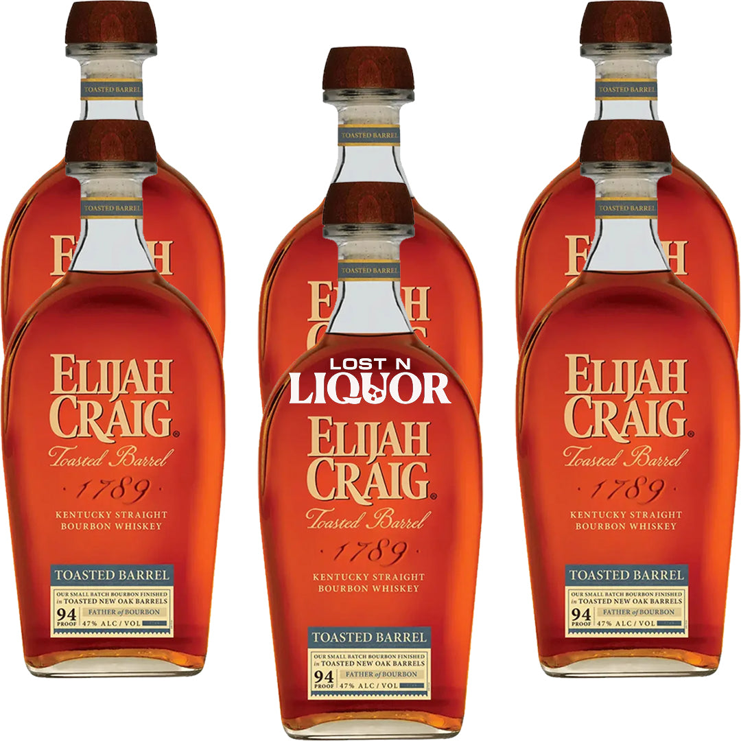 Elijah Craig Toasted Barrel Straight Bourbon Whiskey – Lost N Liquor ...