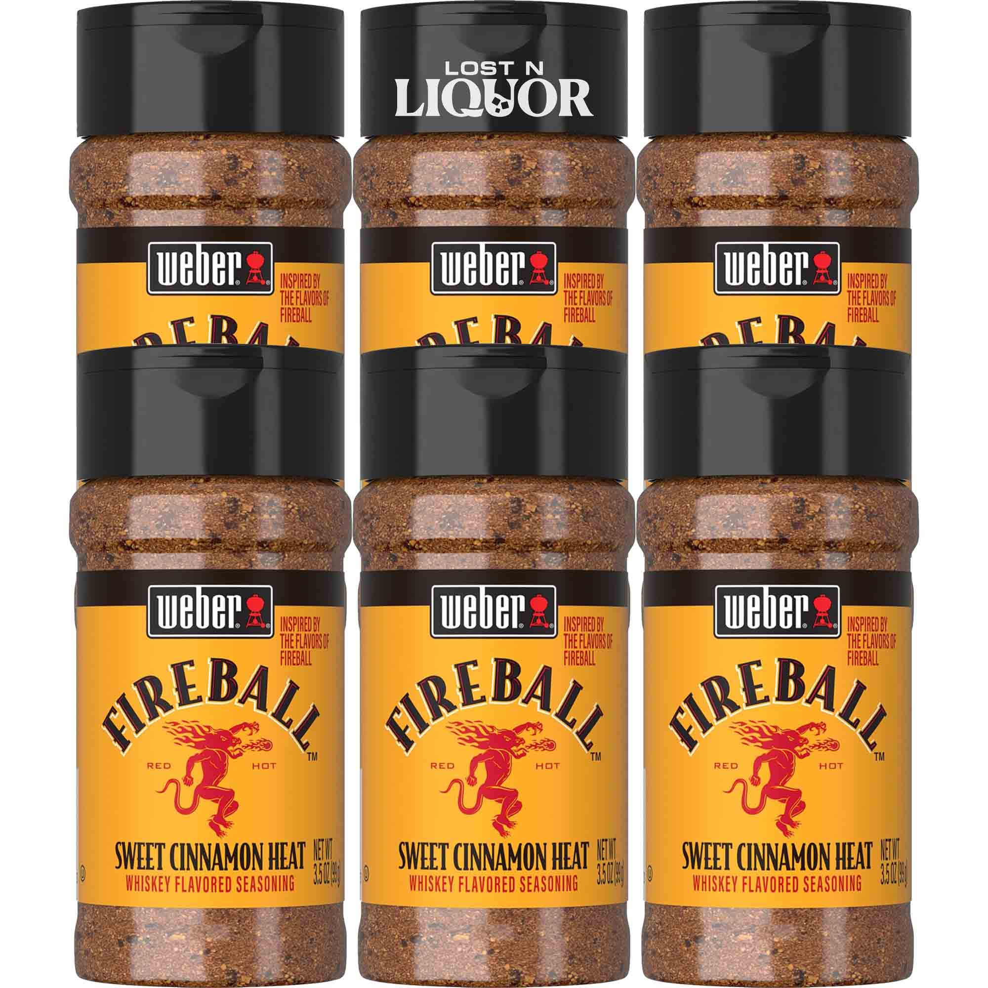 Fireball Whiskey Flavored Seasoning, 3.5 Ounce – Lost N Liquor - Online ...