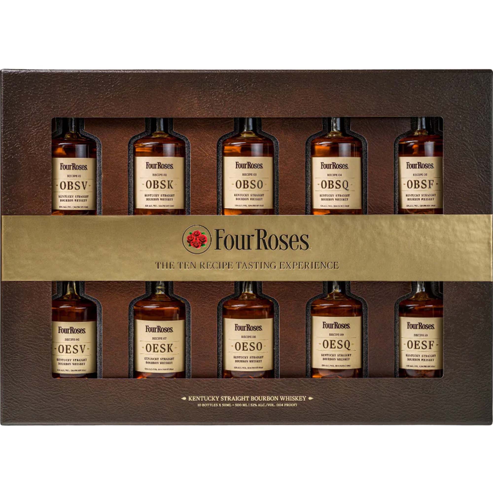 Four Roses Ten Recipe Bourbon Tasting Set – Lost N Liquor - Online ...