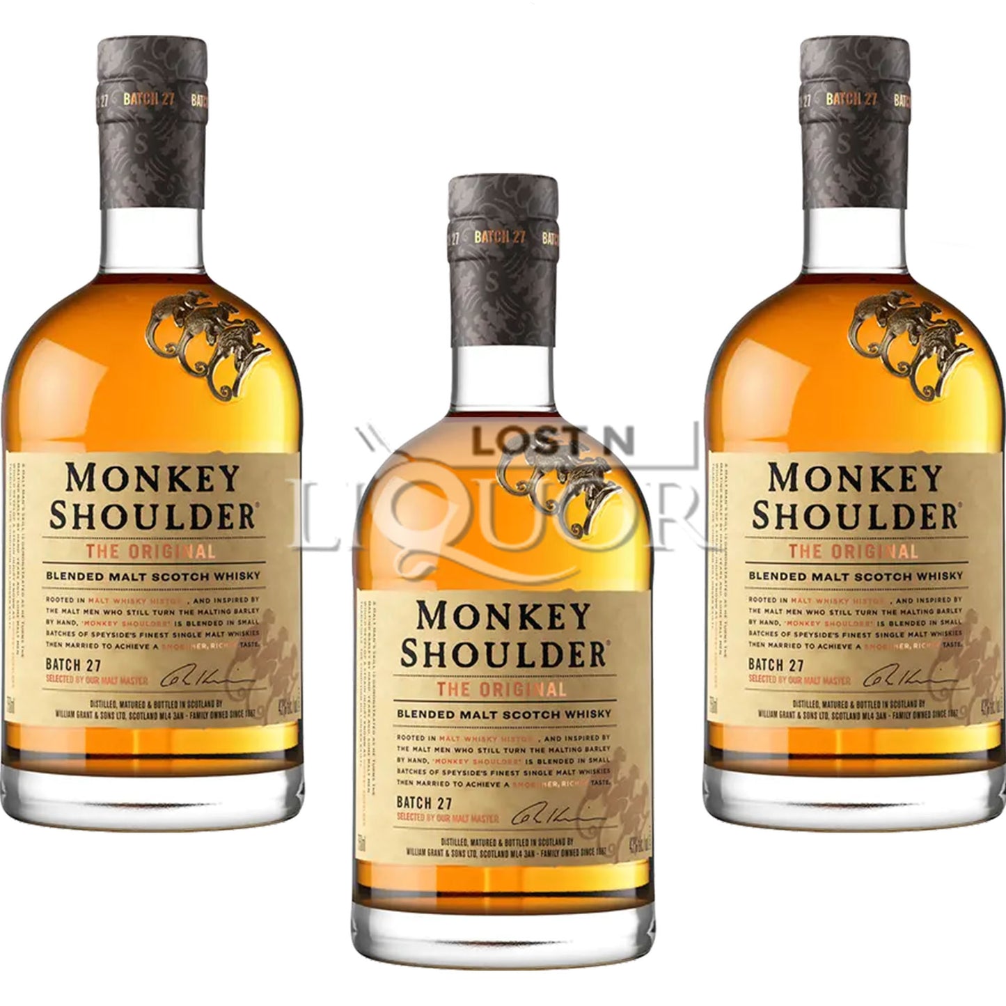 Monkey Shoulder The Original Blended Malt Scotch Whisky – LNL