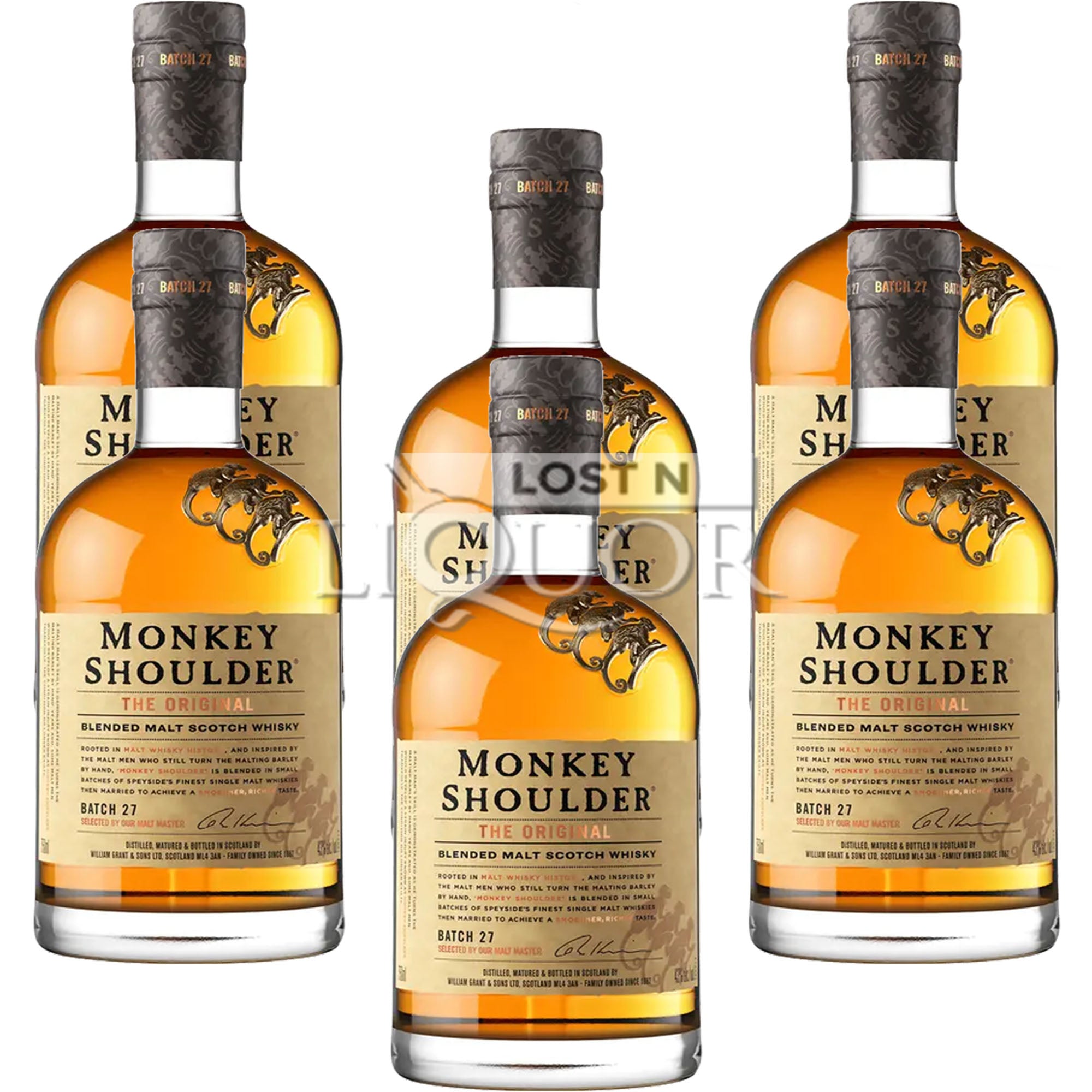 Monkey Shoulder The Original Blended Malt Scotch Whisky – LNL