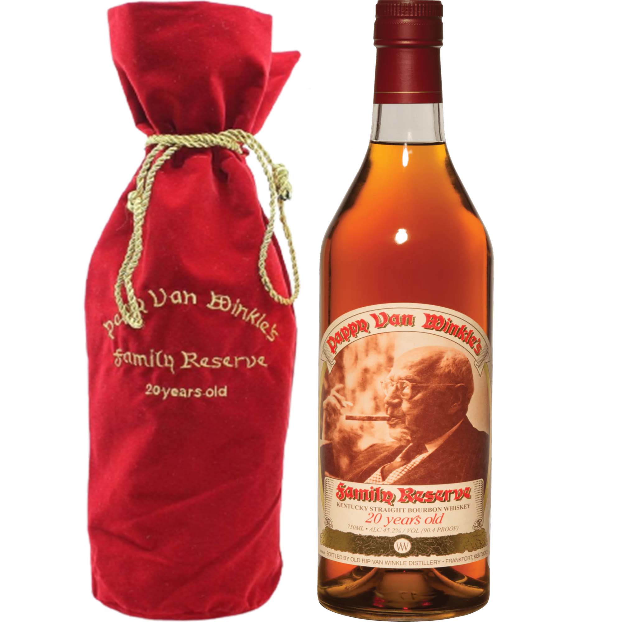 Pappy Old Van Winkle's 20 Year Old Family Reserve Bourbon – Lost N ...