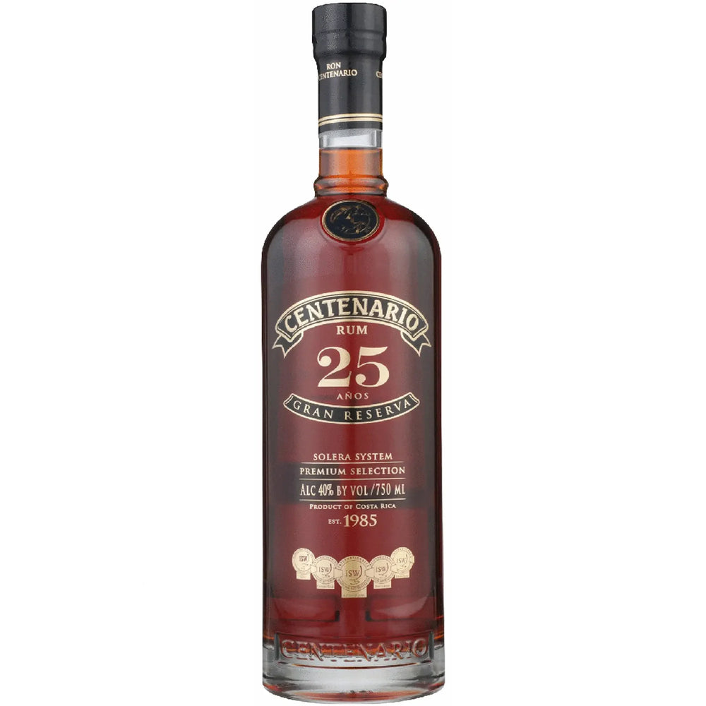 Ron Centenario Rum Gran Reserve 25 Year – Lost N Liquor - Online Liquor ...
