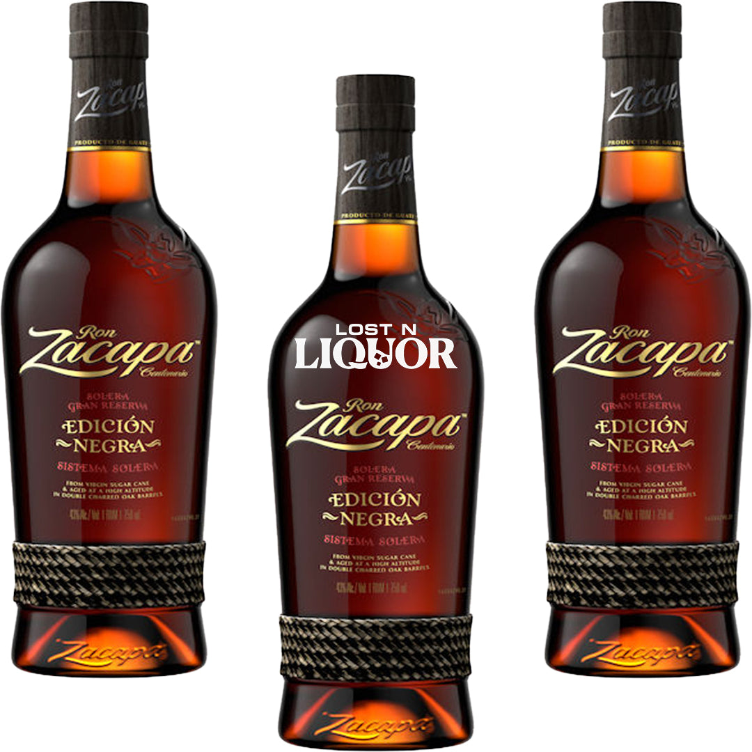 Ron Zacapa Aged Rum Centenario Edicion Negra Solera Gran Reserva – Lost ...