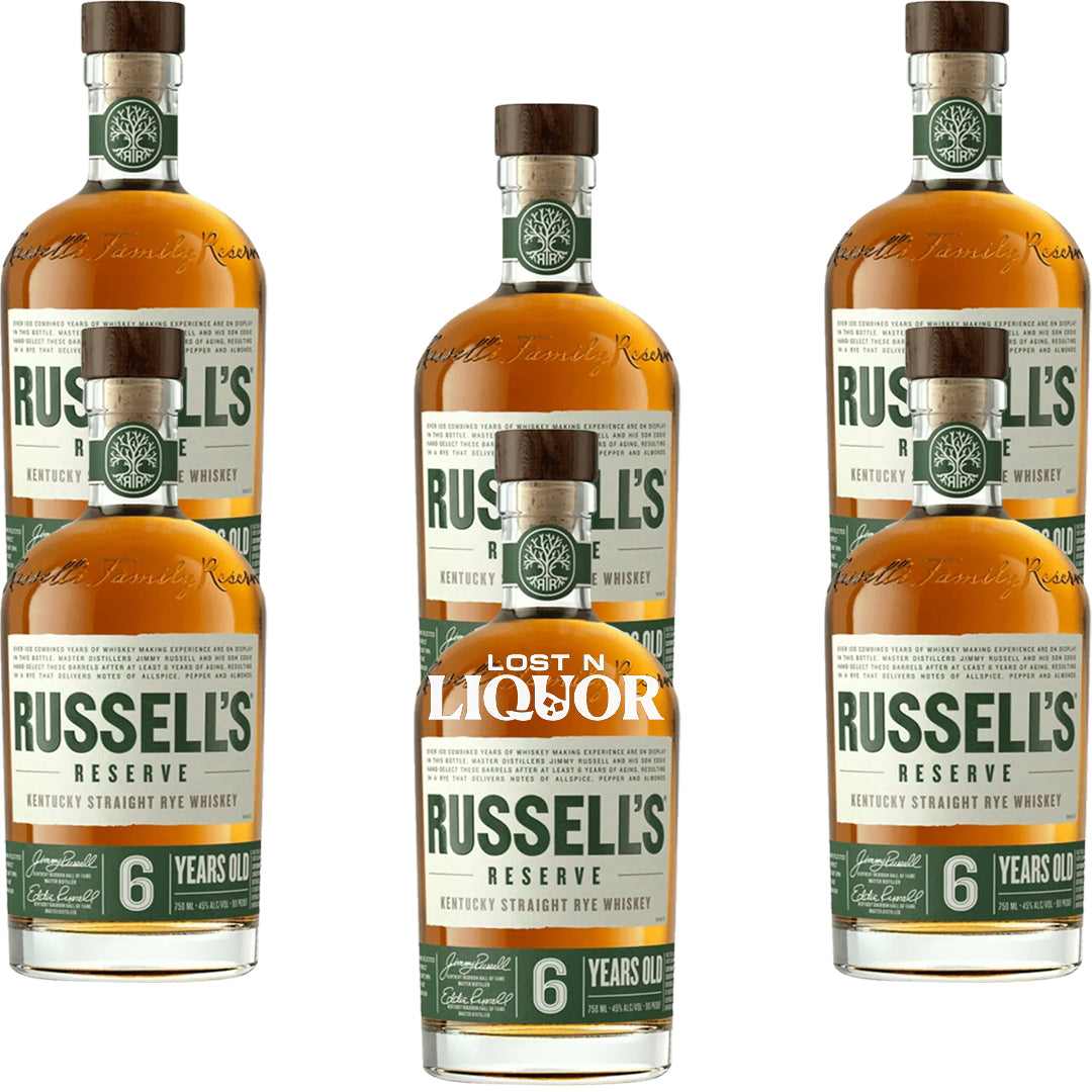 Russell's Reserve 6 Year Straight Rye Whiskey – Lost N Liquor - Online ...