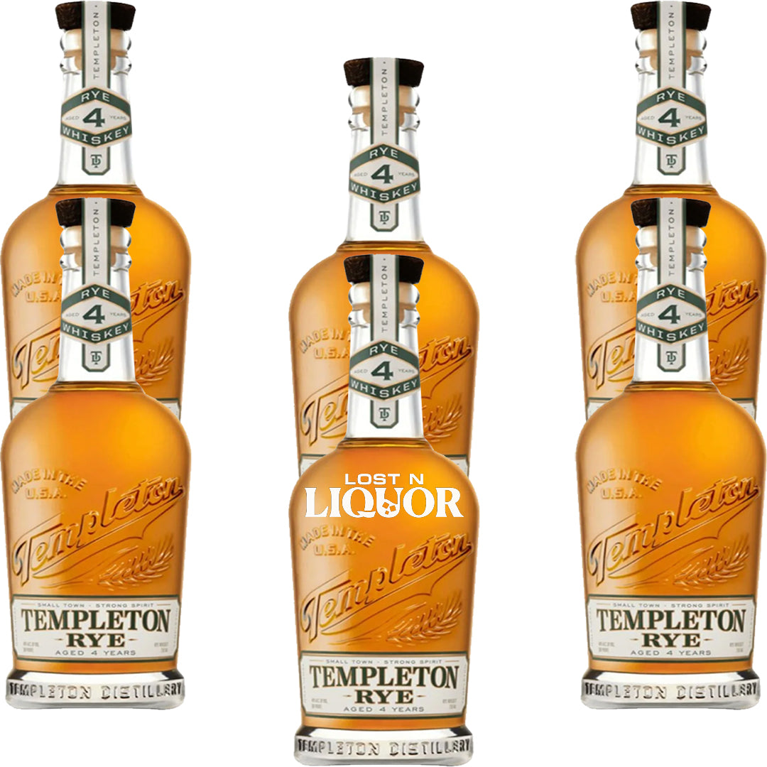 Templeton Rye Aged 4 Years Straight Rye Whiskey – Lost N Liquor ...