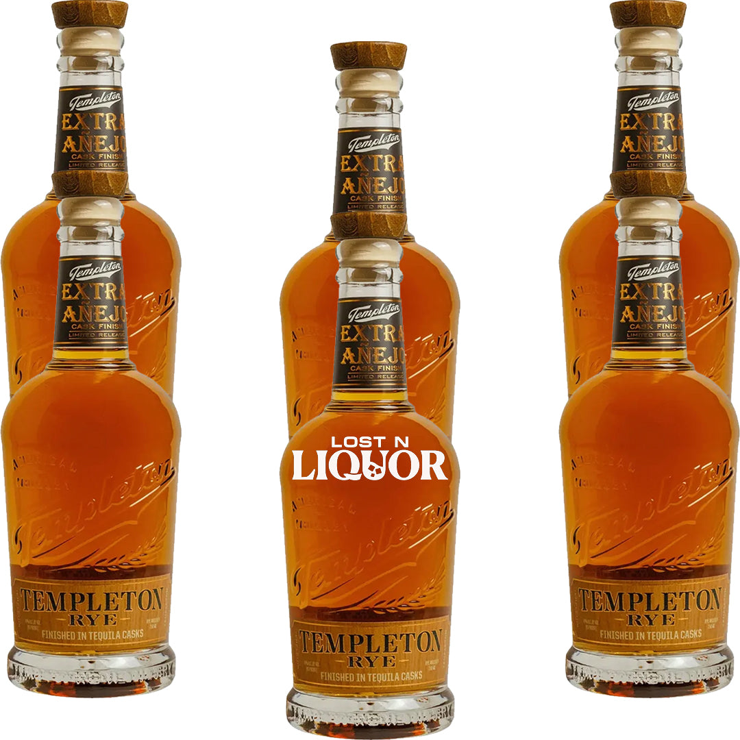 Templeton Rye Tequila Cask Finish Rye Whiskey – Lost N Liquor - Online ...