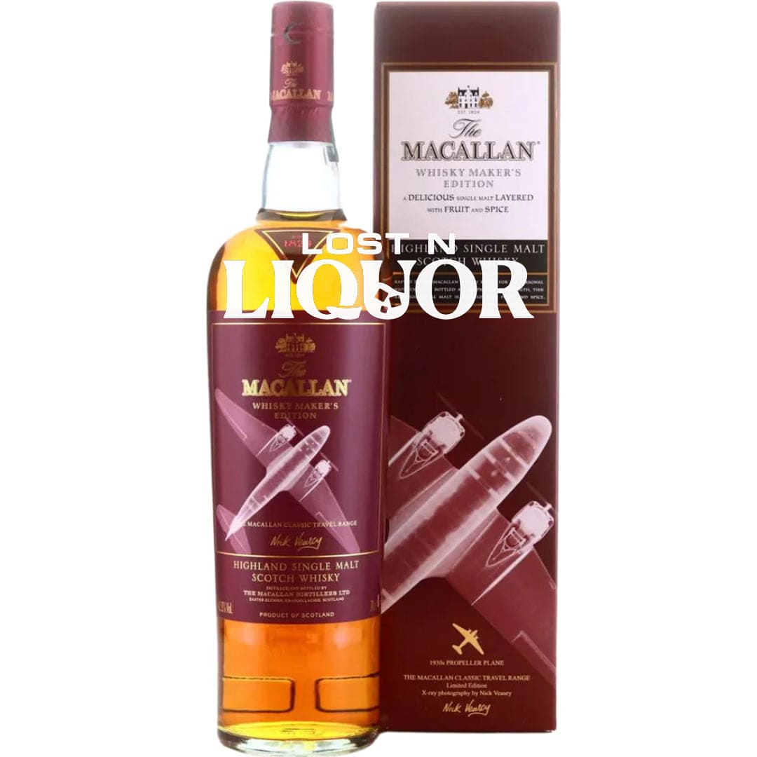 Macallan Whisky Maker's Edition Travel Range 1930s Propeller Single Ma ...
