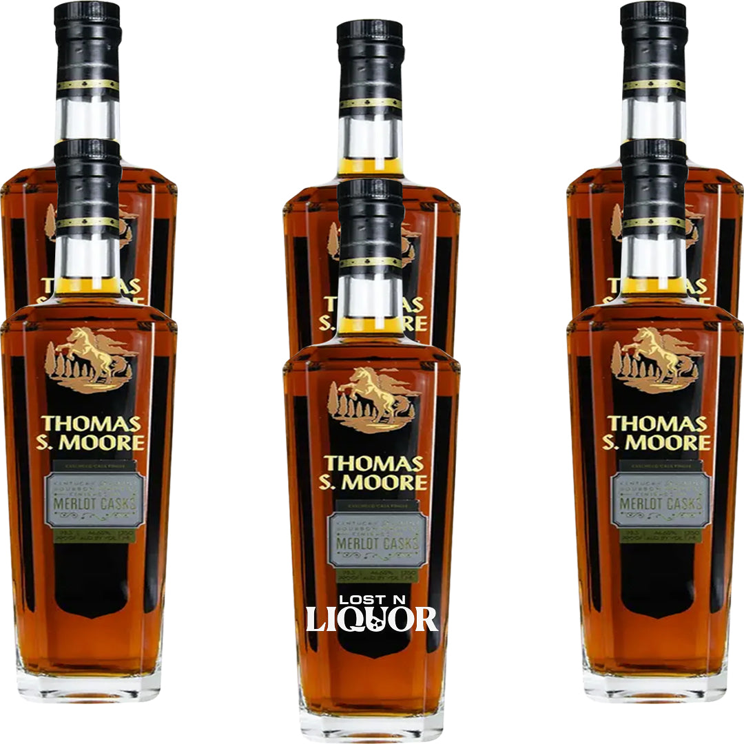 Thomas S. Moore Merlot Casks Kentucky Straight Bourbon Whiskey – Lost N ...