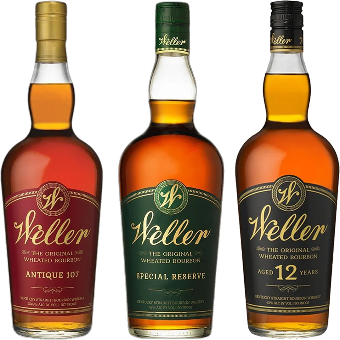 W.L Weller 12 Year, Antique 107, & Special Reserve Bourbon Bundle ...